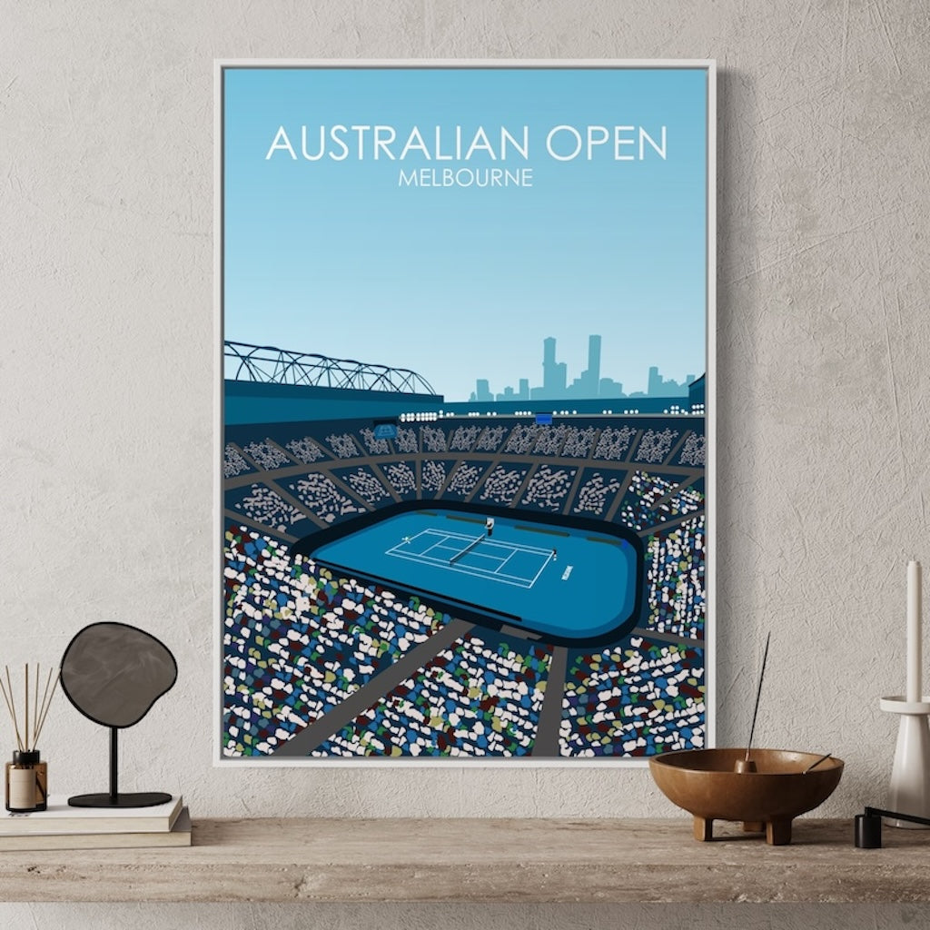 Australian Open Poster - Blue Sky – Favourite Place Prints