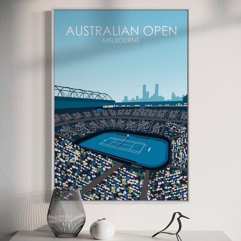 Australian Open Poster - Blue Sky – Favourite Place Prints