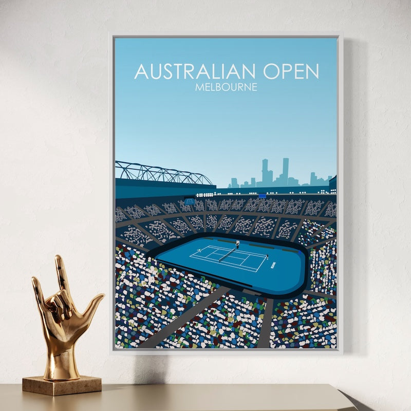 Australian Open Poster - Blue Sky – Favourite Place Prints