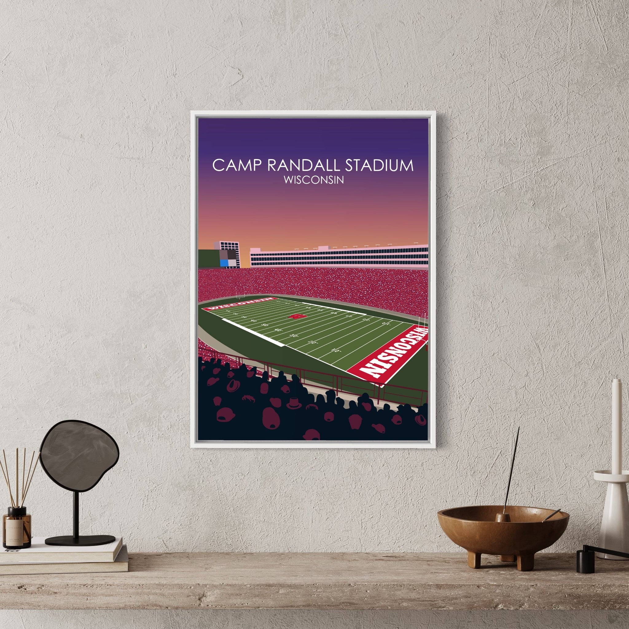 Camp Randall Stadium Print | University of Wisconsin Badgers College F ...