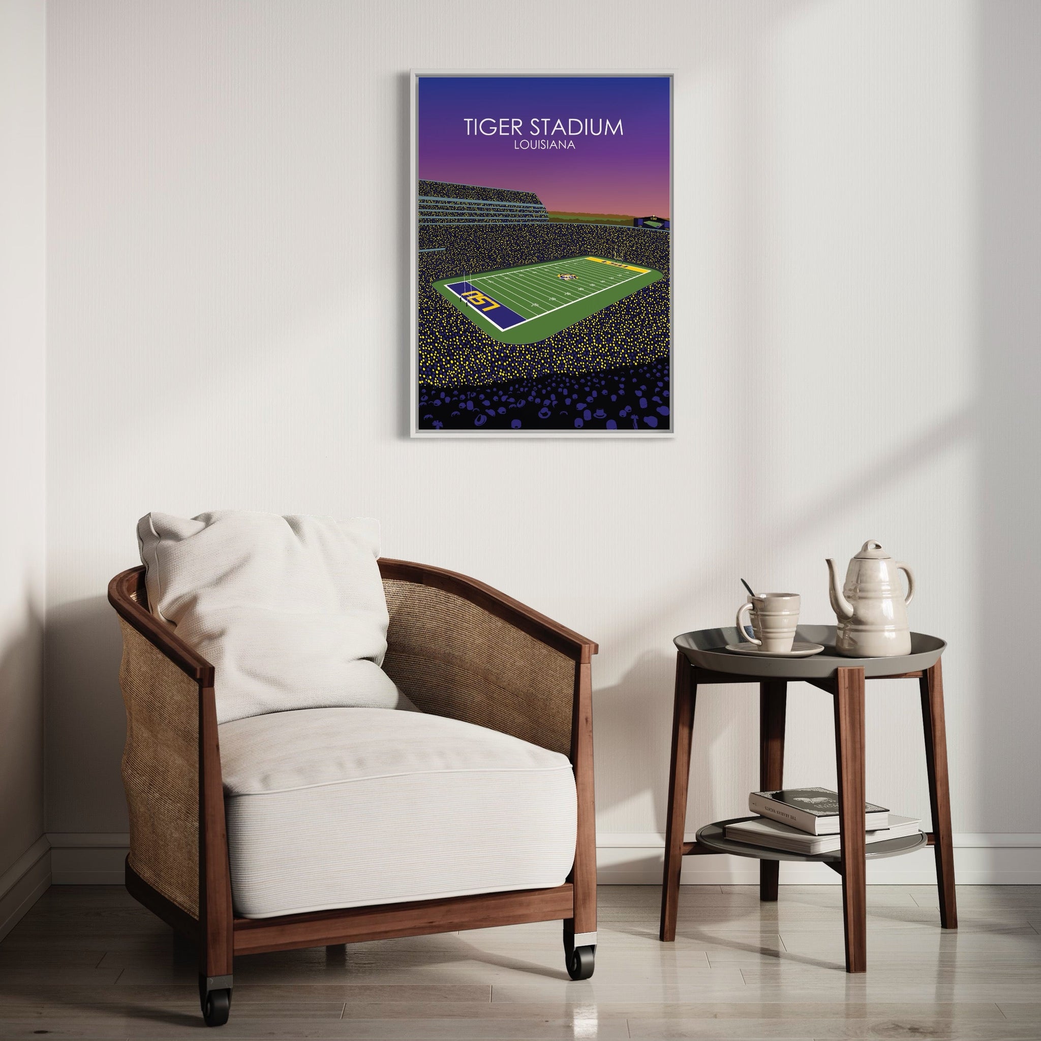 Tiger Stadium Poster | LSU Print | University of Louisiana College Foo ...