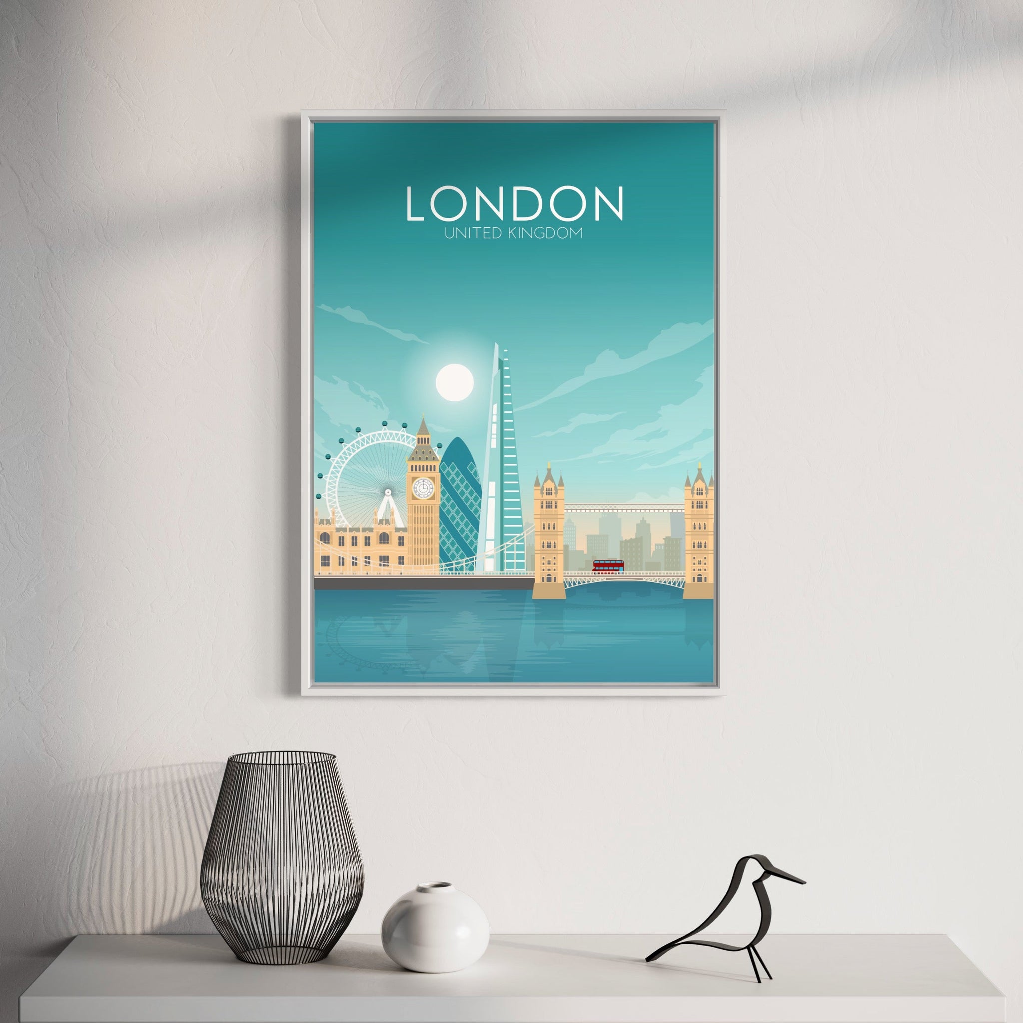 London Poster | London Wall Art | London Daytime Print – Favourite ...