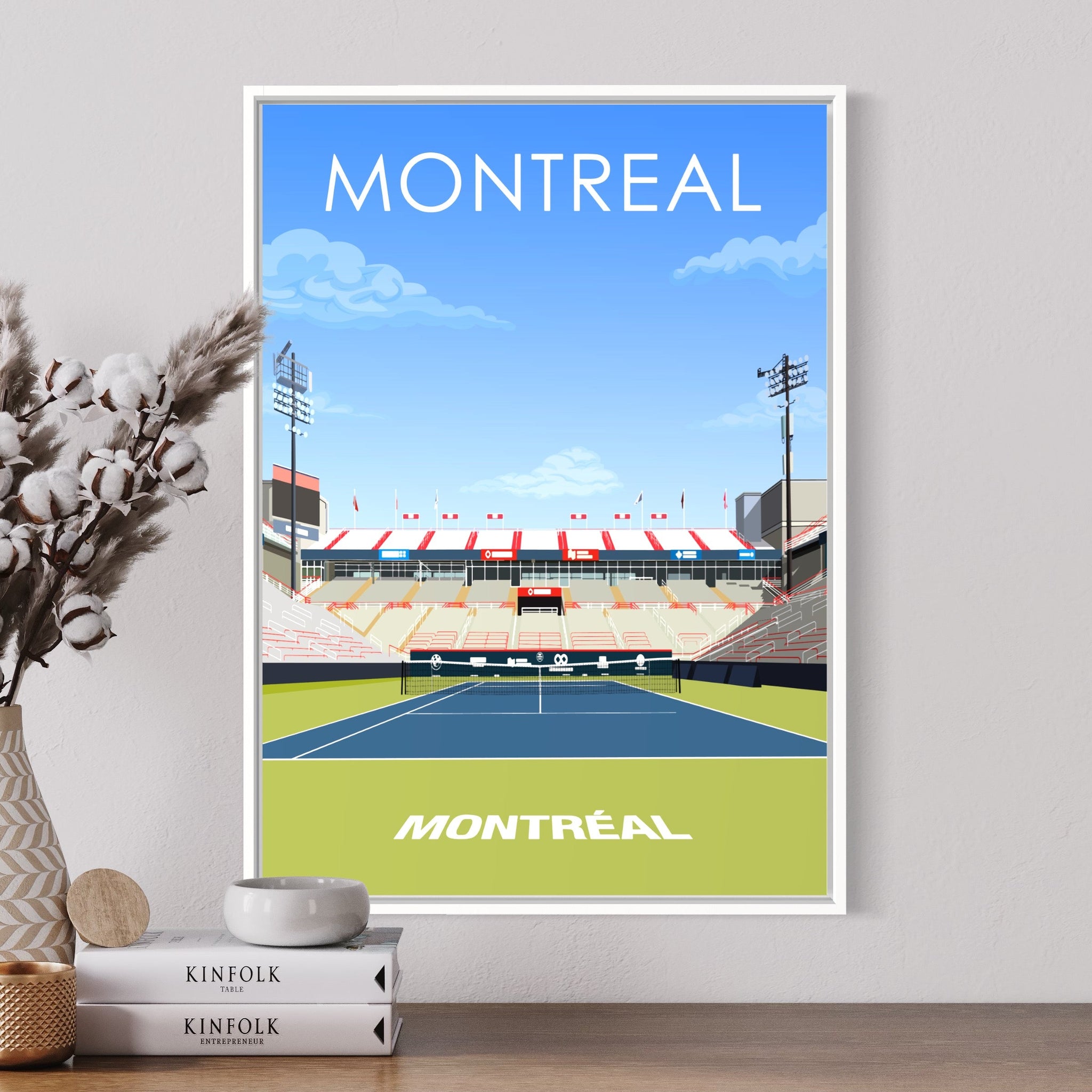 Montreal ATP/WTA Masters Tennis Stadium Poster – Favourite Place Prints