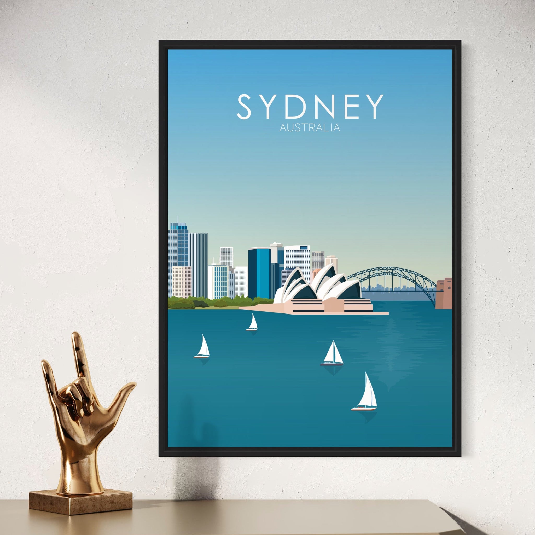 Sydney Poster | Sydney Wall Art | Sydney Daytime Print – Favourite ...