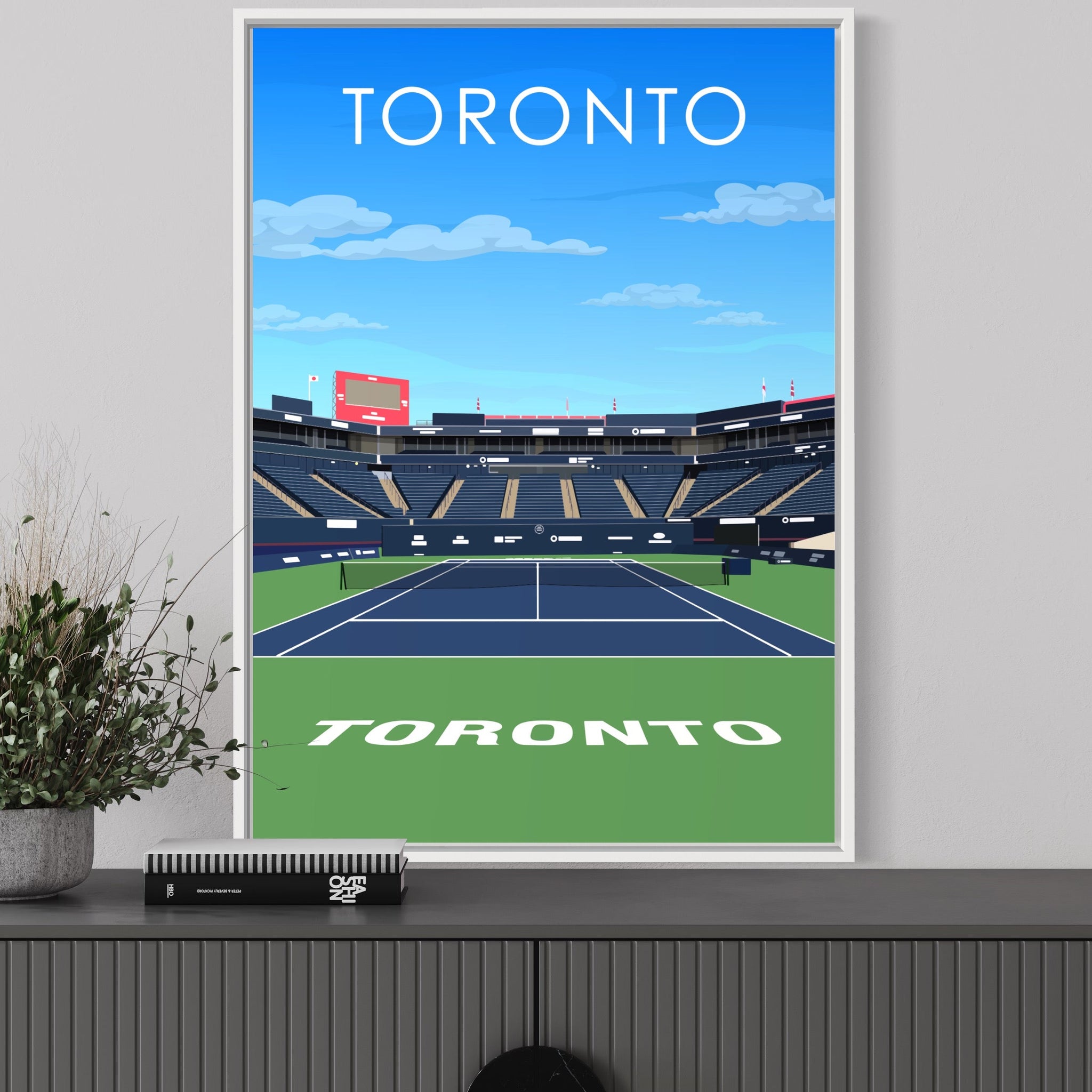 Toronto ATP/WTA Masters Tennis Stadium Poster – Favourite Place Prints