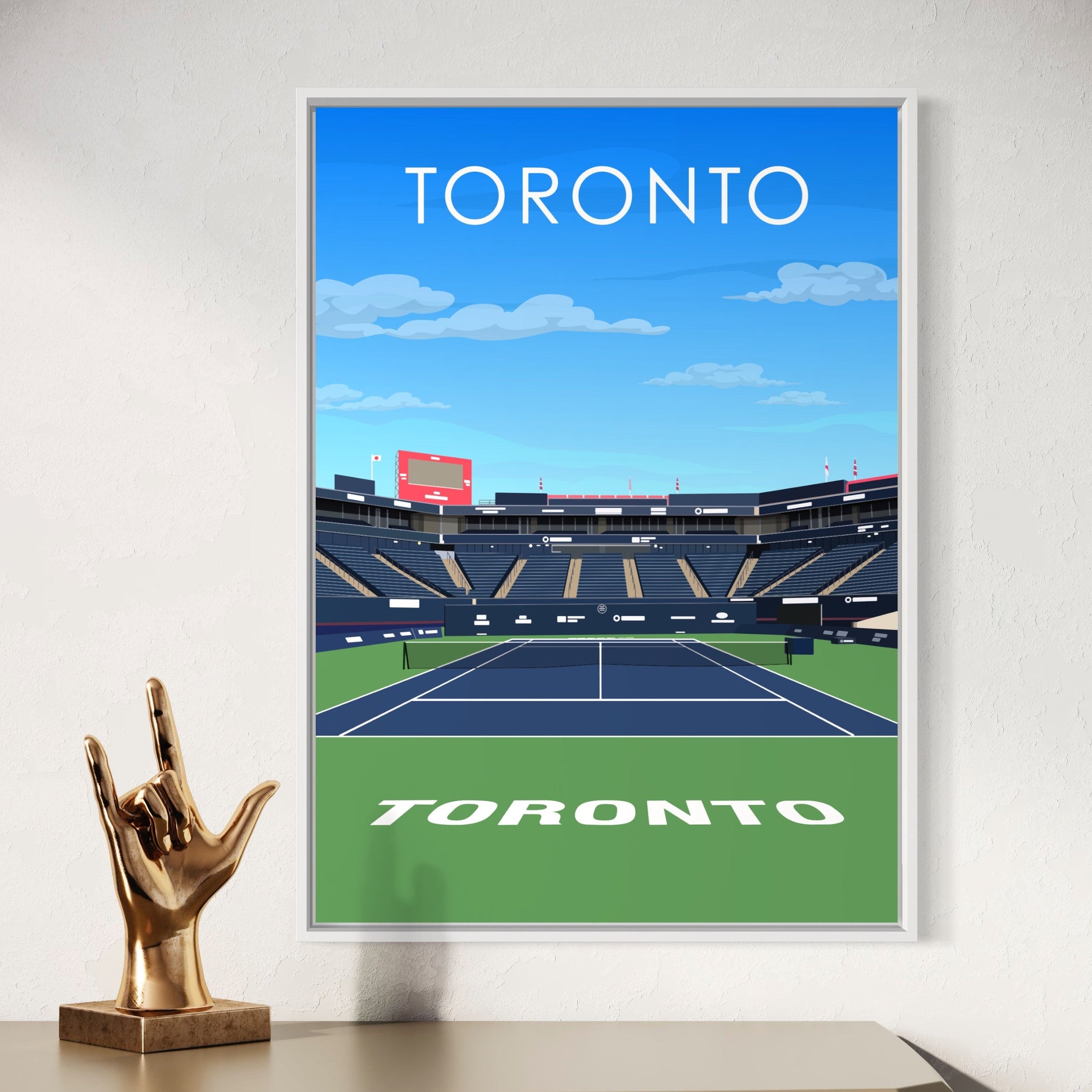 Toronto ATP/WTA Masters Tennis Stadium Poster – Favourite Place Prints